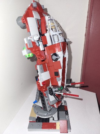LEGO MOC-176895 ahsoka (75362) slave 1 with rotation stand by casecar ...