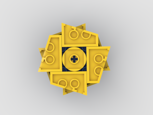 LEGO MOC-153271 Lego Yellow & Blue Beyblade by apstudios | Rebrickable ...