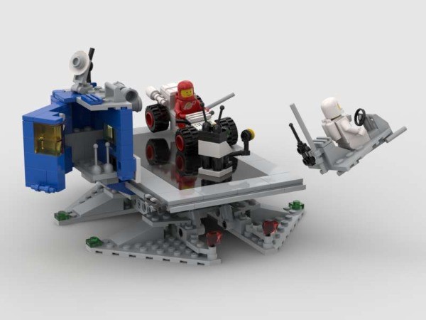 LEGO MOC Mobile Launchpad / Flatbed Transporter (plus bonus vehicles ...