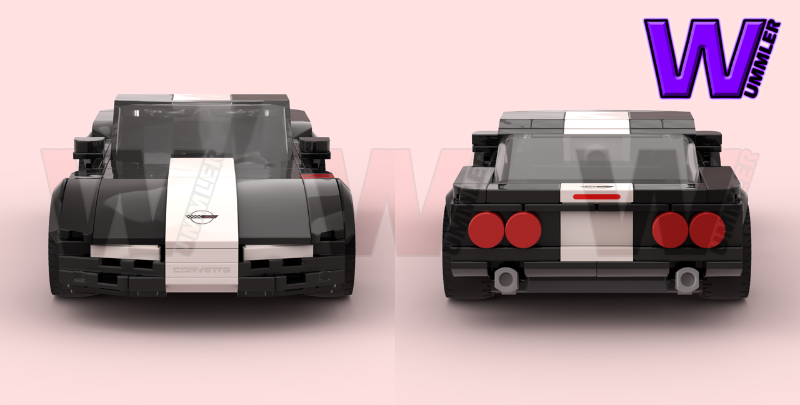 LEGO MOC Corvette C4 Grand Sport by Wummler | Rebrickable - Build with LEGO