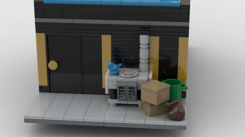 LEGO MOC Barber Shop: Fabio's by DottorCost | Rebrickable - Build with LEGO