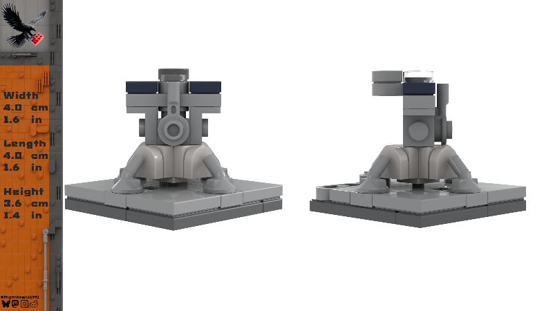 LEGO MOC E-8 Based Lunar Observatory (1:110) by NightHawk11991 ...