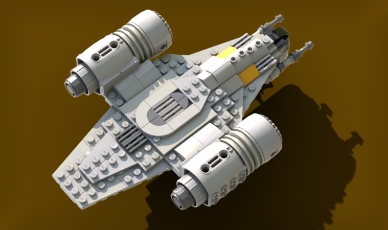 LEGO MOC Razor Crest Assault Ship (1:125) by RadioFreeCoruscant ...