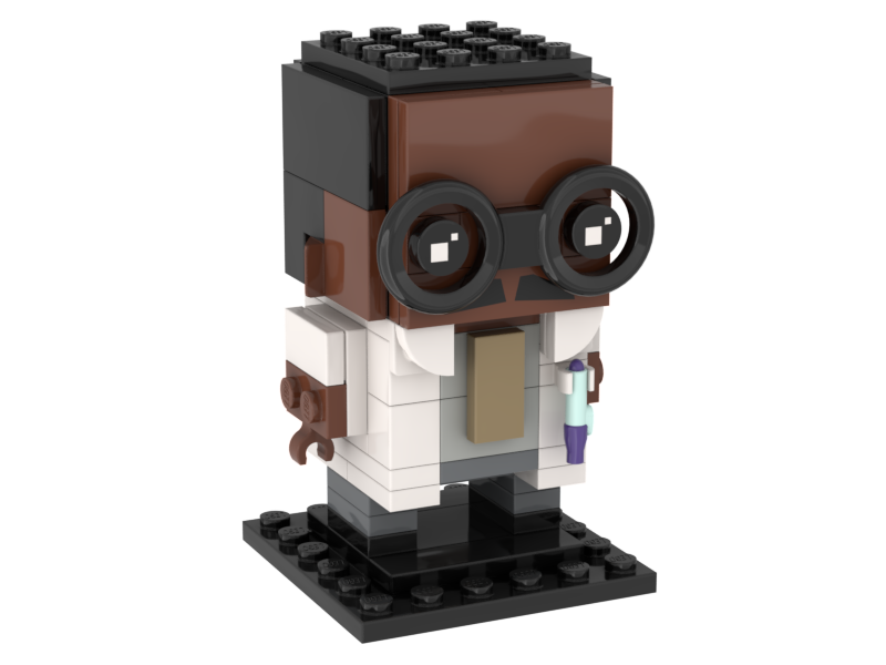 LEGO MOC Jurassic Park Brickheadz - Ray Arnold by DinoDelight ...