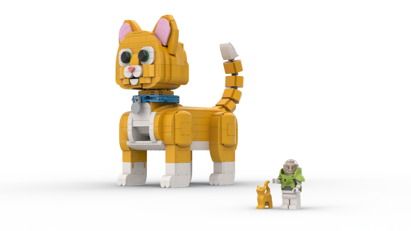 LEGO MOC Sox the Cat by brickfolk | Rebrickable - Build with LEGO