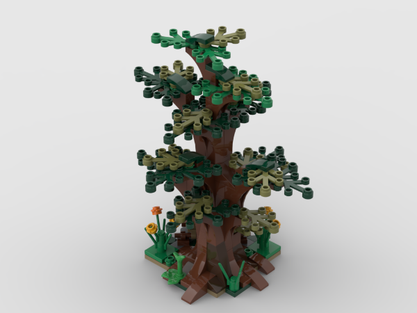 LEGO MOC Tree and Bench by Fantasts | Rebrickable - Build with LEGO