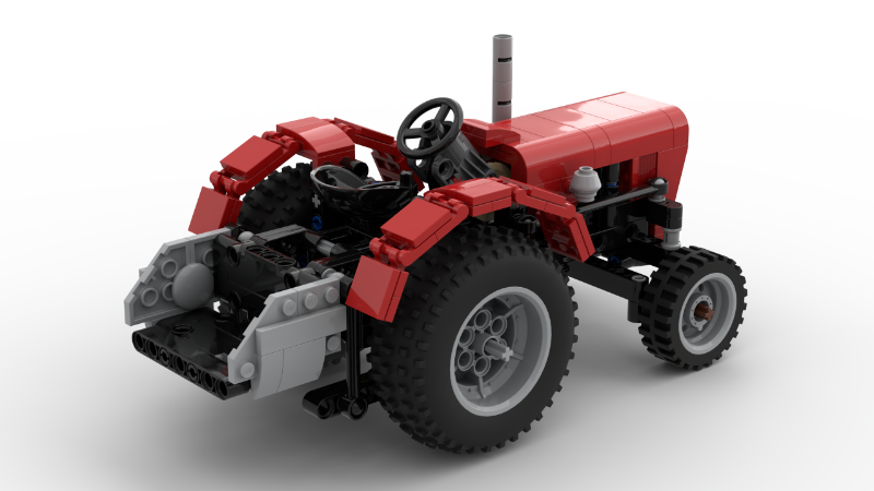LEGO MOC-169171 Old Tractor MOC by DaanBrickProjects | Rebrickable ...