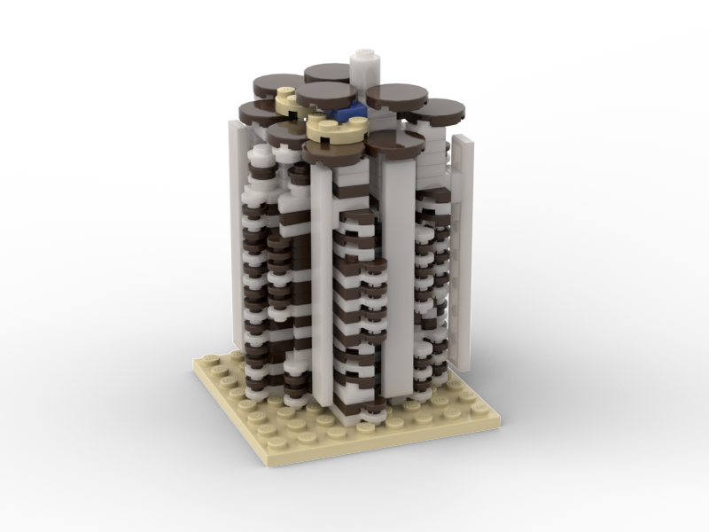 LEGO MOC NYU, a Global Network University: Torres Blancas of Madrid by ...