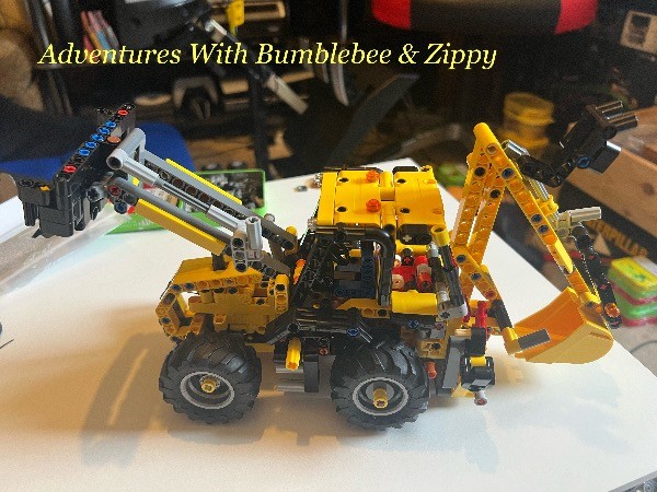 LEGO MOC 42122 BACKHOE LOADER by Dyens Creations | Rebrickable - Build ...