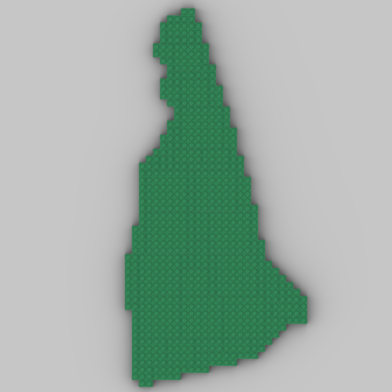 LEGO MOC-179331 Giant Contiguous United States Map by hawkfan08 ...