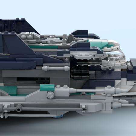 LEGO MOC-183846 Alpha Class NV1 Starship - Aion's Compass by SlamTrunk ...