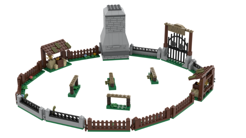 LEGO MOC Lon Lon Ranch by octane thermoplastic | Rebrickable - Build ...