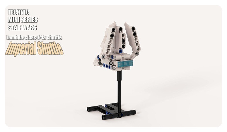 LEGO MOC TECHNIC mini Imperial Shuttle by pins_n_liftarms | Rebrickable ...