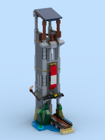 LEGO MOC Falconer's Tower by RGBZach | Rebrickable - Build with LEGO