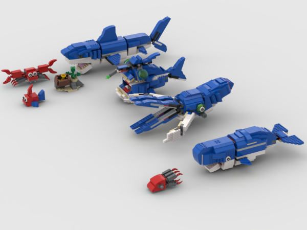 LEGO MOC Deep sea creatures 31088 Squid 2:1 scale by bloooop ...