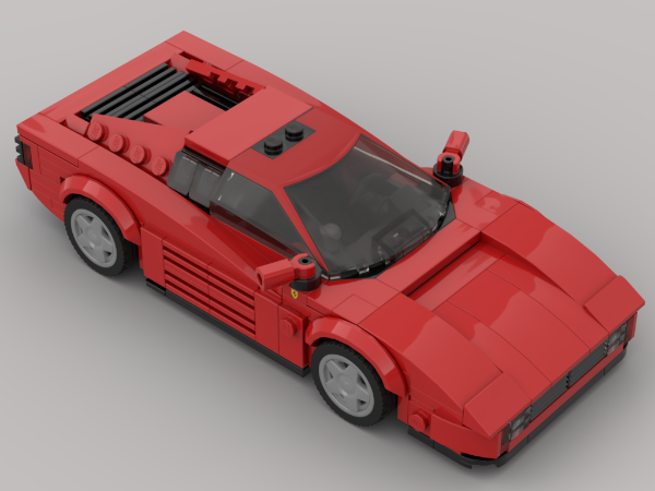 LEGO MOC Ferrari TestaRossa by atkinson76 | Rebrickable - Build with LEGO