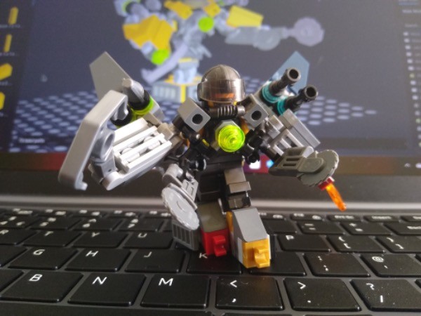 LEGO MOC AIM Combat Exo-Suit by Wert315 | Rebrickable - Build with LEGO