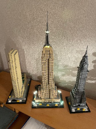 LEGO MOC Chrysler Building 1:800 Scale by SPBrix | Rebrickable - Build ...