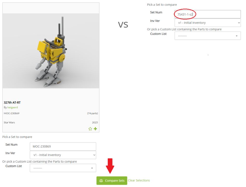 LEGO MOC 327th AT-RT by katgaard | Rebrickable - Build with LEGO