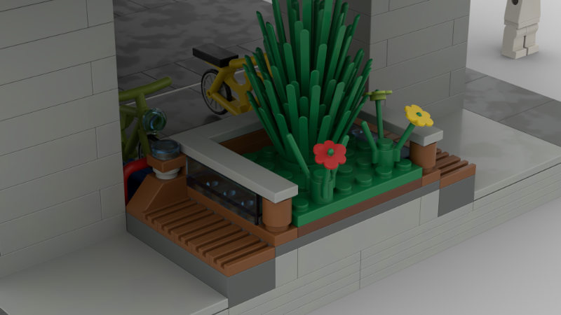 LEGO MOC Post-apocalyptic apocalypse - Broken Bridge scene (for display ...