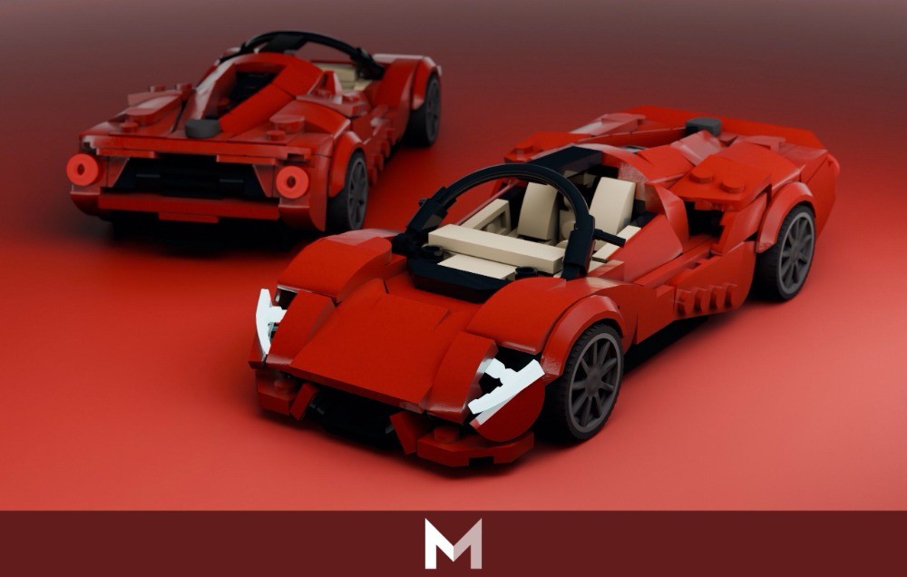 LEGO MOC DeTomaso p72 by Mmmanybricks | Rebrickable - Build with LEGO