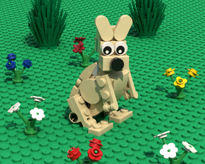 LEGO MOC 30666 - rabbit by Beregorn | Rebrickable - Build with LEGO