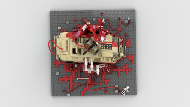 LEGO MOC-177364 Doomsday Style Scene - Cocoon of Flesh (for display ...