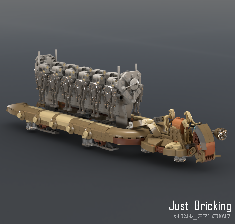 LEGO MOC Platoon Attack Craft - Super Battle Droid Rack by just ...
