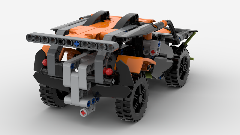 LEGO MOC 42166 Rallye Car 2.0 by Løøse | Rebrickable - Build with LEGO