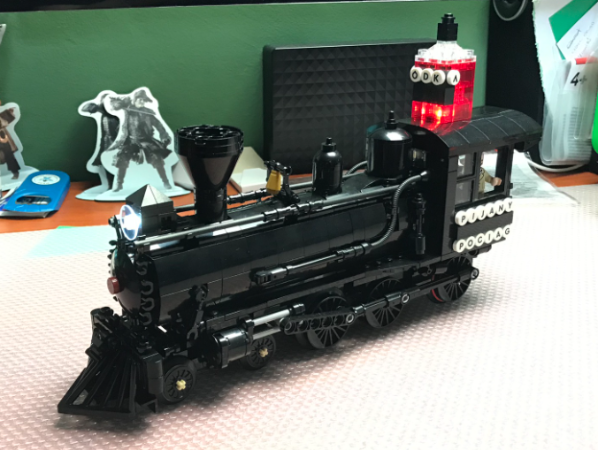 LEGO MOC Sierra Railway No. 3 Locomotive by firefabric | Rebrickable ...