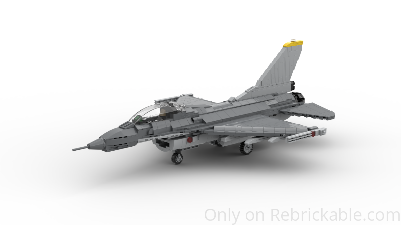 LEGO MOC-195496 F16C - BLK70+ by DipsyM88 | Rebrickable - Build with LEGO