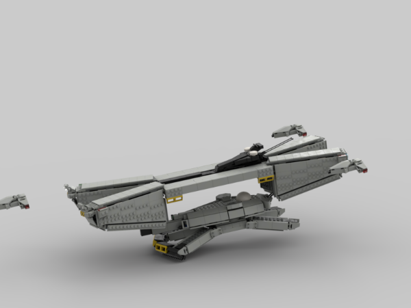 LEGO MOC Futuristic Military Dropship by Futurism_Lego | Rebrickable ...