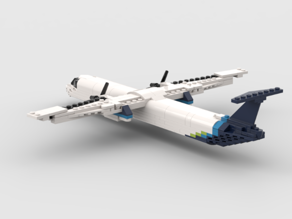 LEGO MOC Alaska Horizon De Havilland Canada Dash 8(Q400) by Aspirin_1 ...