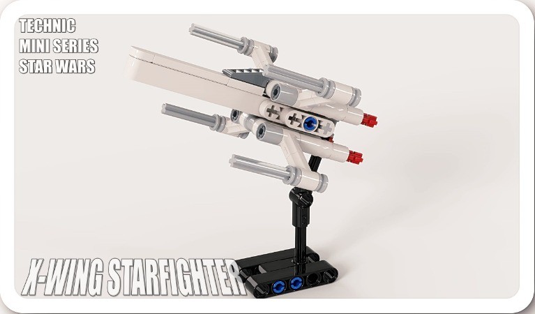 LEGO MOC TECHNIC MINI X-WING STARFIGHTER by pins_n_liftarms ...