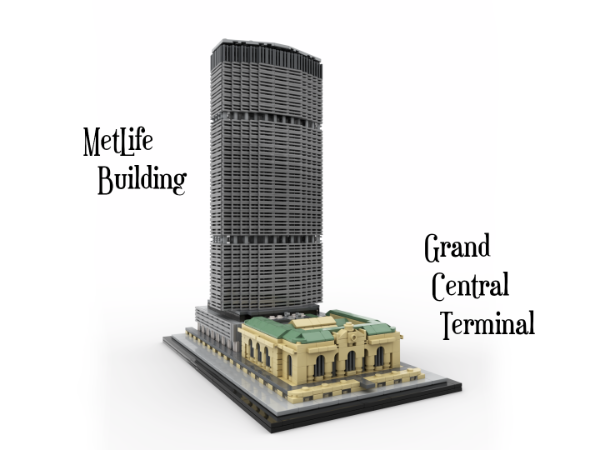 LEGO MOC-151223 Grand Central Terminal Station 1:800 Scale by SPBrix ...