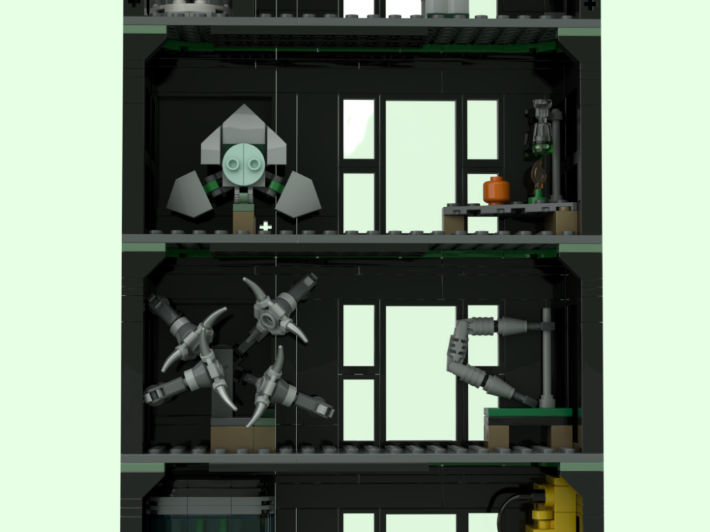 LEGO MOC-234650 Modular Oscorp Tower by Kuragari1 | Rebrickable - Build ...