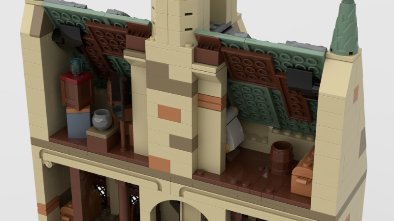 LEGO MOC Clock tower by Polokot | Rebrickable - Build with LEGO