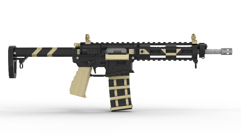LEGO MOC-196887 AR-15 Custom Mod Tan by OzarOwl | Rebrickable - Build ...
