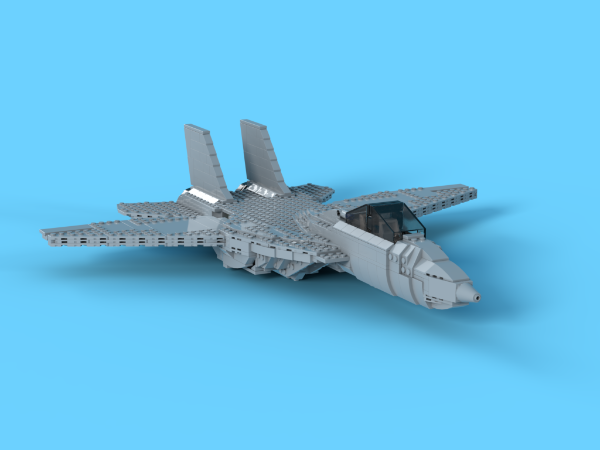 LEGO MOC Grumman F-14 1/34 scale (FREE) by Brickblins | Rebrickable ...