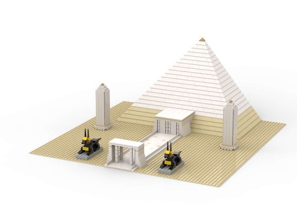 LEGO MOC Pharaoh Pyramid by Adelego | Rebrickable - Build with LEGO