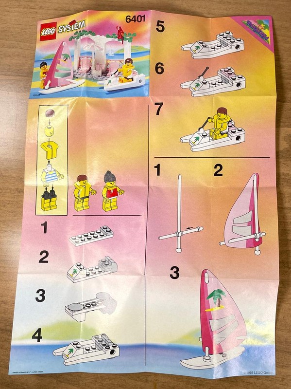 Into the Archives: 6401-1 - Seaside Cabana | Rebrickable - Build with LEGO