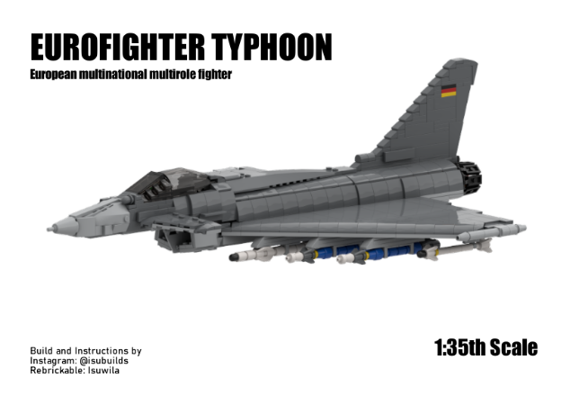 LEGO MOC Eurofighter Typhoon by Isubuilds | Rebrickable - Build with LEGO