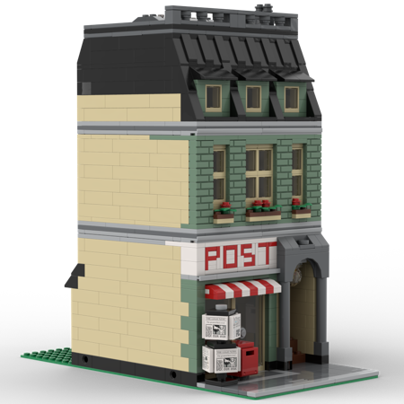 LEGO MOC Free & Modular Post Office by Hannas.Beverly.Bricks ...
