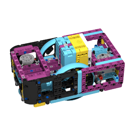 LEGO MOC Compact Driving Base with Large Wheels by uImagine ...