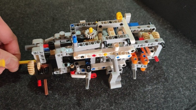 LEGO MOC-170103 42128 Roll-off Truck by M_longer | Rebrickable - Build ...