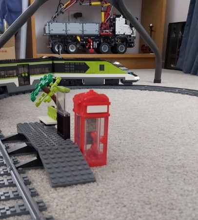 LEGO MOC-73658 Red telephone box by _magan_ | Rebrickable - Build with LEGO