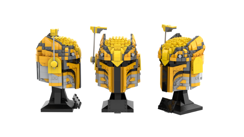 LEGO MOC Helmet Ursa Wren by Alex_BricKartuss | Rebrickable - Build ...