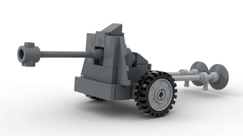LEGO MOC german WW2 cannon by Brickmind63 | Rebrickable - Build with LEGO