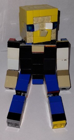 LEGO MOC Posable Minecraft Figure: Diamond Armor by Space_Steave ...
