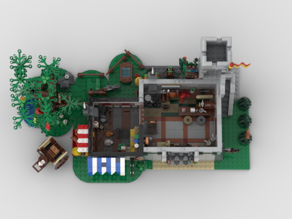 LEGO MOC-216039 Medieval Building , Alternate build of Lego 10332 by ...